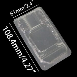 WELWIK 10PCS CPU Plastic Protective Case Computer CPU Case Tray Packaging Clamshell for AMD 938 940 AM2 AM3 AM4 FM1