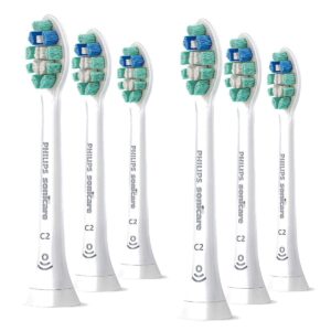 philips sonicare hx9023/65 (6 pack) replacement brush heads with advanced sonic technology and brushsync mode - (6 pack)