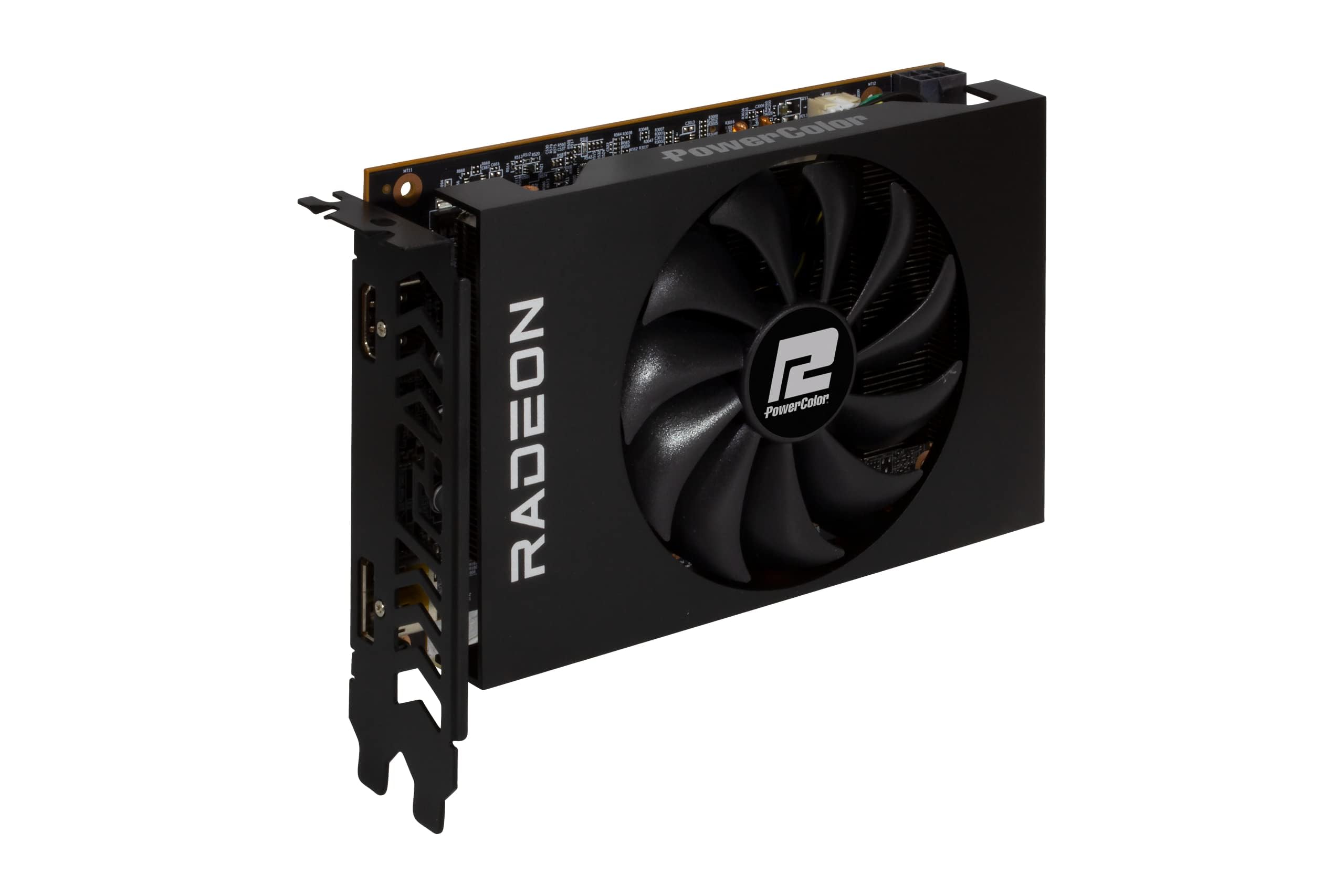 PowerColor AMD Radeon RX 6500 XT ITX Gaming Graphics Card with 4GB GDDR6 Memory