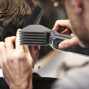 Premium Clipper Guards, Clipper Combs Guides with 8 Cutting Lengths from 3in & 2.75 in & 2.5 in & 2.25 & 2 & 1.75 & 1.5& 1.25 (#24, 22, 20, 18, 16, 14, 12, 10) Fits Wahl Clippers (8pcs Gray Mega Set)