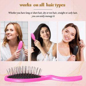 Gandeer 2 Pcs Wig Hair Brush Set - Stainless Steel Wire Brush for Synthetic Wigs, Hair Extensions for Women and Girls