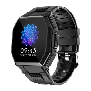 smart watches for men activity fitness tracker with bluetooth call heart rate blood pressure blood oxygen sleep monitor ip67 waterproof 1.54" touch screen smart watch for ios android (black)