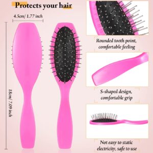 Gandeer 2 Pcs Wig Hair Brush Set - Stainless Steel Wire Brush for Synthetic Wigs, Hair Extensions for Women and Girls