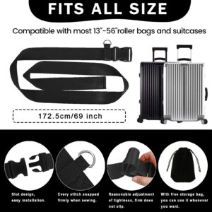 Adjustable Car Seat Travel Belt to Suitcase CPC Certificate CPSIA Test Car Seat Luggage Strap Convert Kid Car Seat and Carry-on Luggage to Airport Car Seat Stroller Carrie Carseat Strap for Luggage