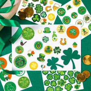 MISS FANTASY St Patricks Day Stickers Shamrock Stickers St. Patrick's Day Stickers for Kids Bulk Saint Patricks Day Stickers St Patrick Stickers for Kids St Pattys Day Party Favors