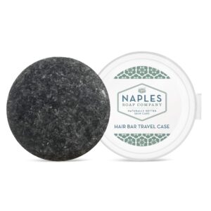 naples soap company, 50-75 use, solid shampoo bar, gentle, eco-friendly haircare helps ensure nourished and healthy hair, all hair types, honey almond, 1.75 oz.