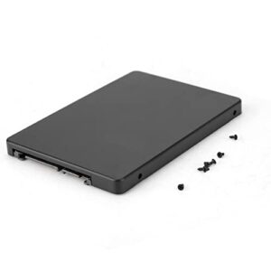 SSD Adapter, Durable Solid State Drive Adapter, 3.94 * 2.76 * 0.28Inch Convenient Laptop Notebook PC for Computer Desktop(Black)