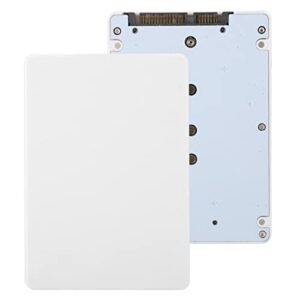 ssd adapter, durable solid state drive adapter, 3.94 * 2.76 * 0.28inch convenient laptop notebook pc for computer desktop(white)