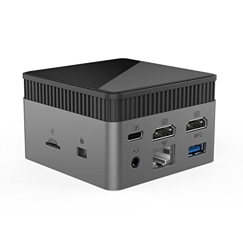 KINGDEL M6S Mini PC Celeron N5105 Processor 4 Cores 4MB L3 Cache Max 2.90GHz 8GB RAM 128GB SSD AC7265/2.4G/5G 3xUSB3.0 2xHD Support 4K