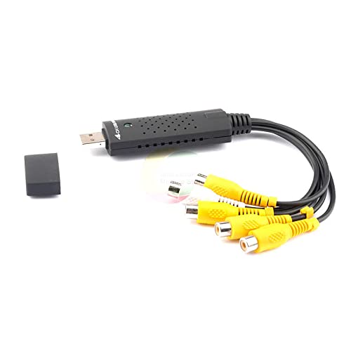 4 Channel USB DVR 4 Channel USB 2.0 VHS to DVD Converter Adapter Audio AV Video Capture Card Adapter