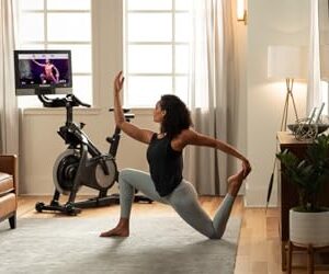 NordicTrack Commercial S22i Studio Cycle with 22” HD Touchscreen for Interactive Studio & Global Workouts, 30-Day iFIT Family Membership Included,Black