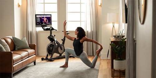 NordicTrack Commercial S22i Studio Cycle with 22” HD Touchscreen for Interactive Studio & Global Workouts, 30-Day iFIT Family Membership Included,Black