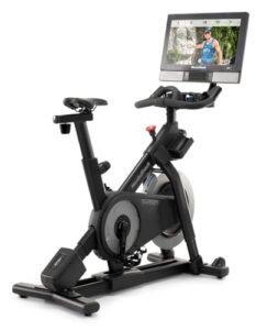 nordictrack commercial s22i studio cycle with 22” hd touchscreen for interactive studio & global workouts, 30-day ifit family membership included,black