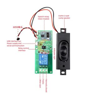 HLK-V20 Intelligent Voice Recognition Chip Control Module Awareness Module Custom Word Voice Control Switch Module