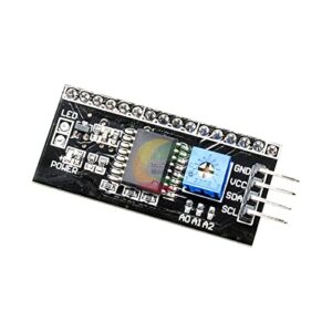 PCF8574T IIC I2C TWI SPI Serial Interface Board Module Port is Suitable for Arduino LCD 1602 LCD 2004 LCD Black Display Module