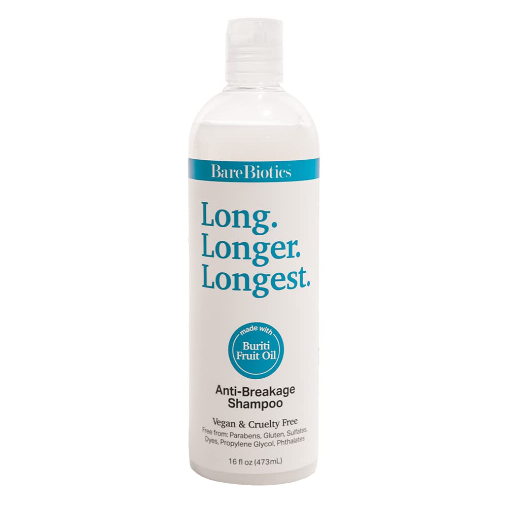 BARE BIOTICS Long. Longer. Longest Anti-Breakage Shampoo, 16 fl. Ounces