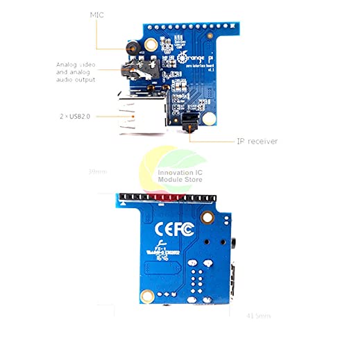 Expansion Board Dual USB Interface Board Development Board for Orange Pi Zero