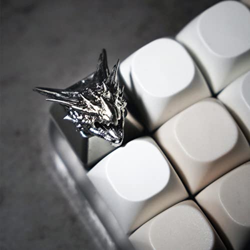 Kelendle Esc Keycap Replacement Resin Handmade - Fire Dragon Keycap OEM Profile Keycap Gaming Keyboard Keycap for Mechanical Keyboard MX Switch DIY Decoration Black