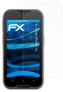 atfolix screen protection film compatible with datalogic memor 10 screen protector, ultra-clear fx protective film (2x)