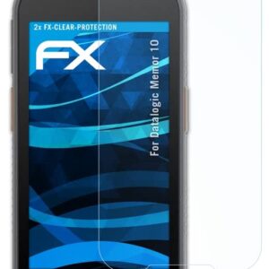 atFoliX Screen Protection Film compatible with Datalogic Memor 10 Screen Protector, ultra-clear FX Protective Film (2X)