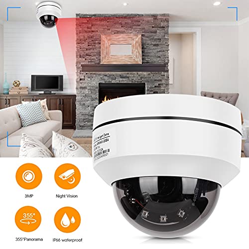 Surveillance System, PTZ Camera Optical Zoom IP66 Waterproof 1080P Pan Camera AHD and PTZ for Security(NTSC)