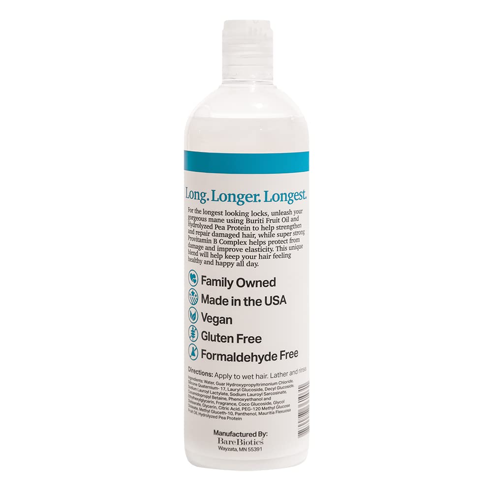 BARE BIOTICS Long. Longer. Longest Anti-Breakage Shampoo, 16 fl. Ounces