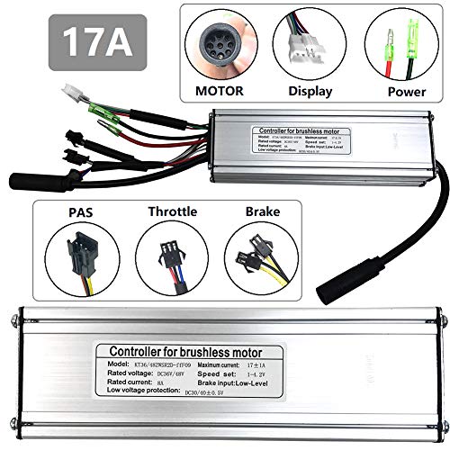 Shanrya Electric Bicycle Controller, Long Life Durable Double‑Drive Controller, for Bicycle E-Bike