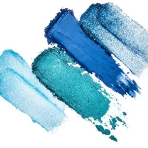 wet n wild Eyeshadow Fantasy Makers Fantasy Makers Pigment Palette, Metallic Shimmer Eye Makeup Blue Me Away,1230434