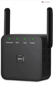 cuu 2022 newest wifi extender, wifi repeater, wifi booster, covers up to 3000 sq.ft and 30 devices, internet booster - with ethernet port, quick setup, home wireless signal booster