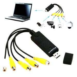 4 channel usb dvr 4 channel usb 2.0 vhs to dvd converter adapter audio av video capture card adapter