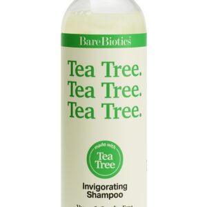 BARE BIOTICS Scalp Refreshing and Invigorating Tea Tree Hair Shampoo, 16 fl. Ounces