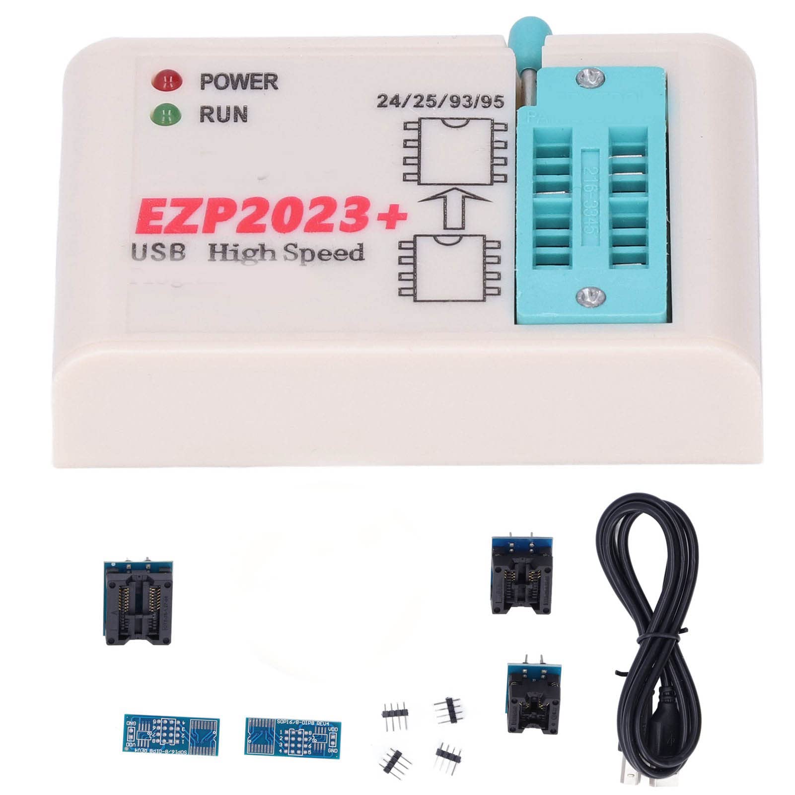 High Speed USB Programmer Kit SPI Flash Programmer for 24 25 93 BIOS 25T80 Burn Offline Copy and EZP2023 Electronics Component Fun Kit