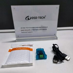 DSD TECH SH-UR01A USB Relay Controller for Computer and Laptop(1CH)