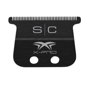 stylecraft replacement fixed black diamond carbon dlc x-pro wide hair trimmer blade