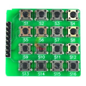 4x4 4x4 matrix keypad keyboard module 16 botton mcu for arduino atmel s1/2 diy kit electronic pcb board module