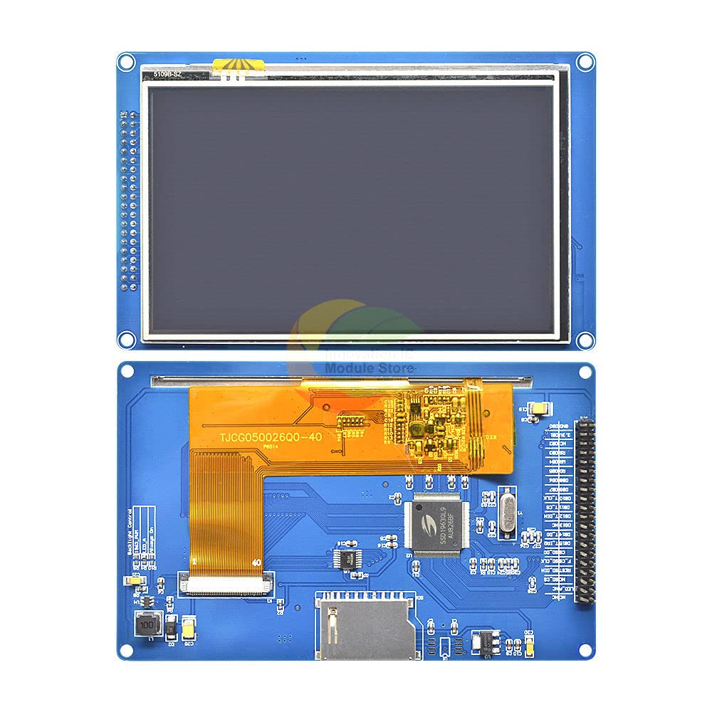 5.0" 5.0 Inch TFT LCD Display Module SSD1963 with Touch Panel SD Card 800x480 Resolution for Arduino AVR STM32 ARMmodule