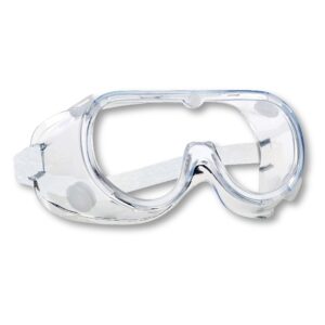 ateret 1 pack safety goggles, lightweight adjustable clear lens eyewear, chemical splash safety glasses