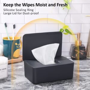 6 Pieces Wipes Dispenser Baby Wipe Holder Wipes Box Tissue Storage Box Wet Wipes Dispenser Wipes Container for Office Home