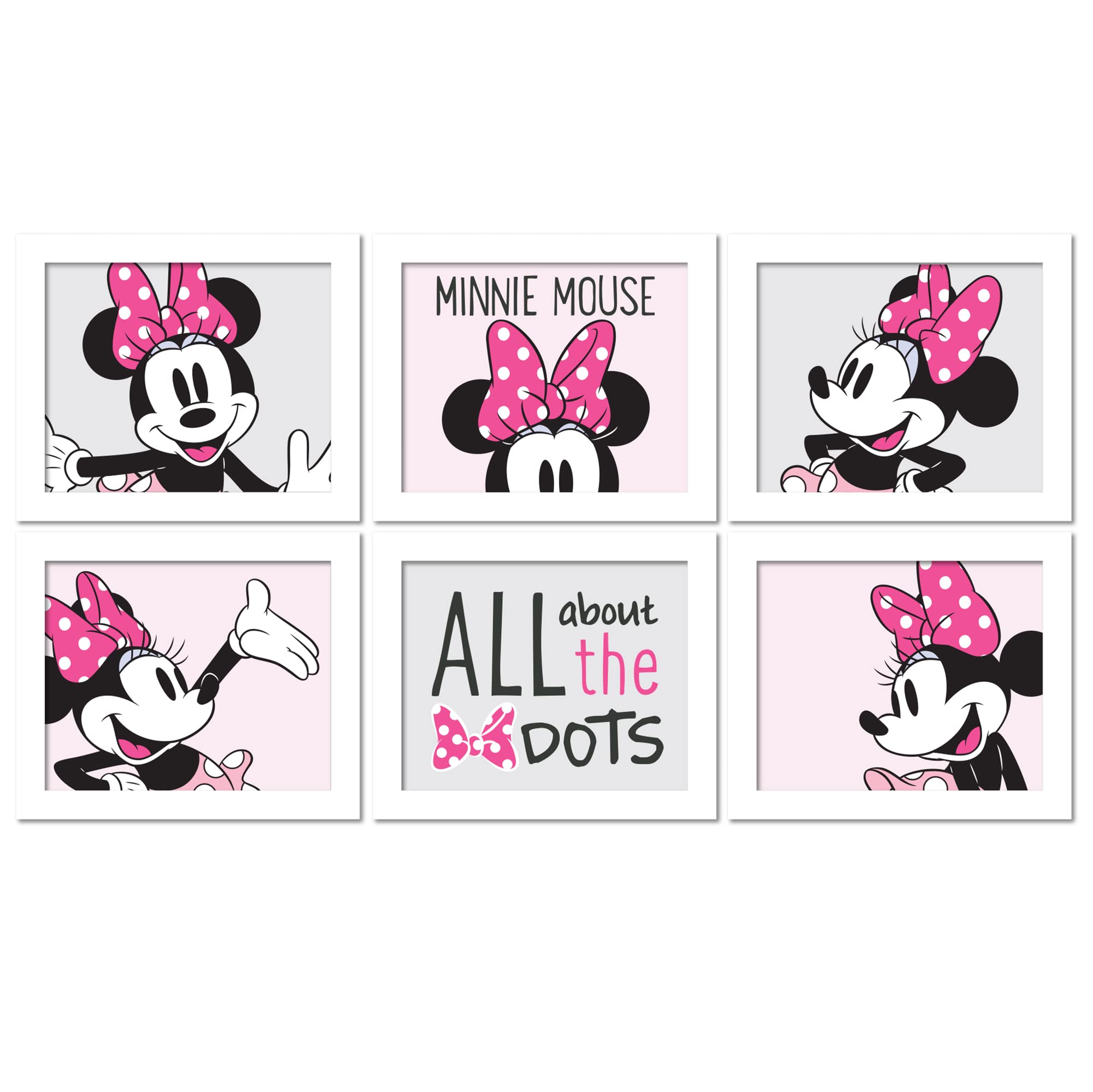 Lambs & Ivy Disney Baby Minnie Mouse Unframed Nursery/Child Wall Art