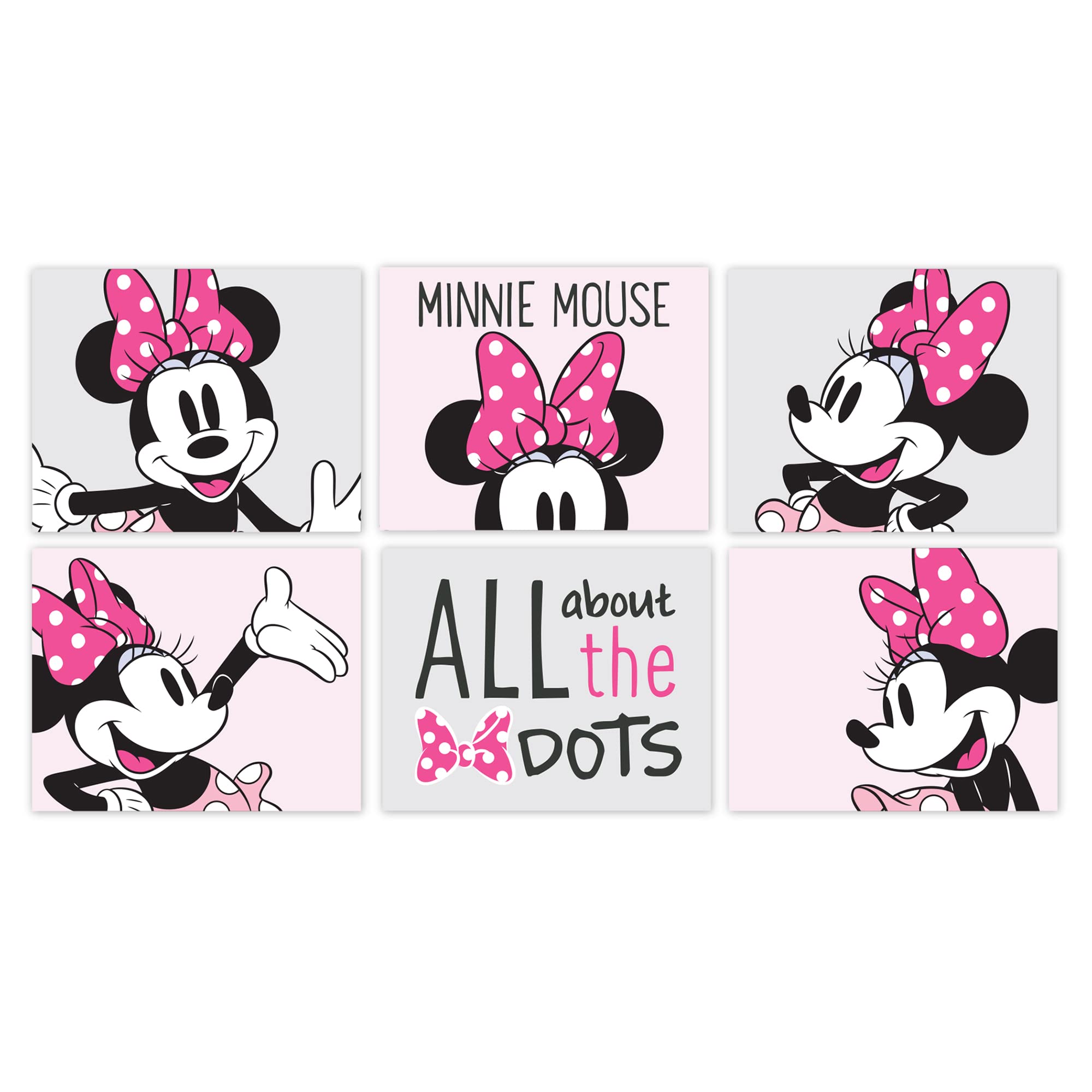 Lambs & Ivy Disney Baby Minnie Mouse Unframed Nursery/Child Wall Art