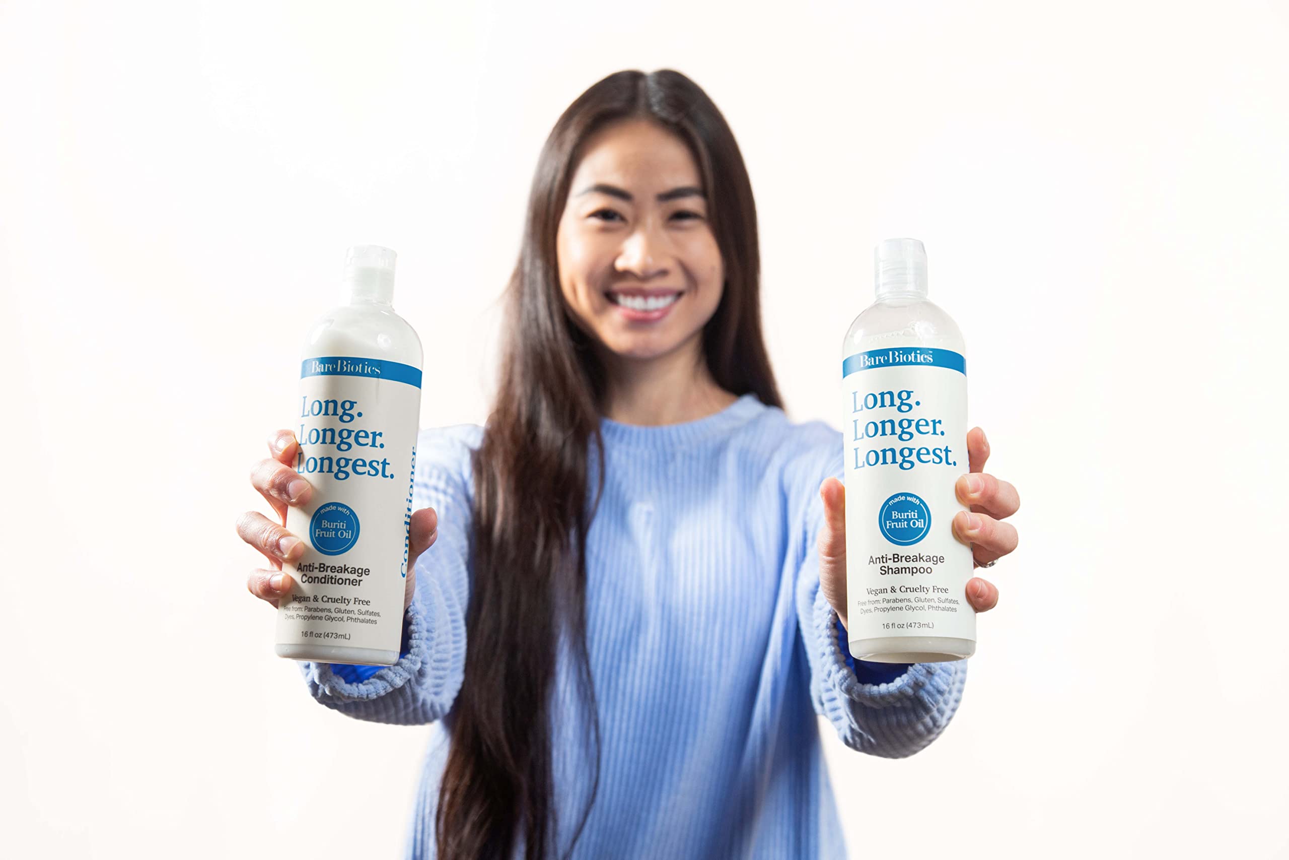 BARE BIOTICS Long. Longer. Longest Anti-Breakage Shampoo, 16 fl. Ounces