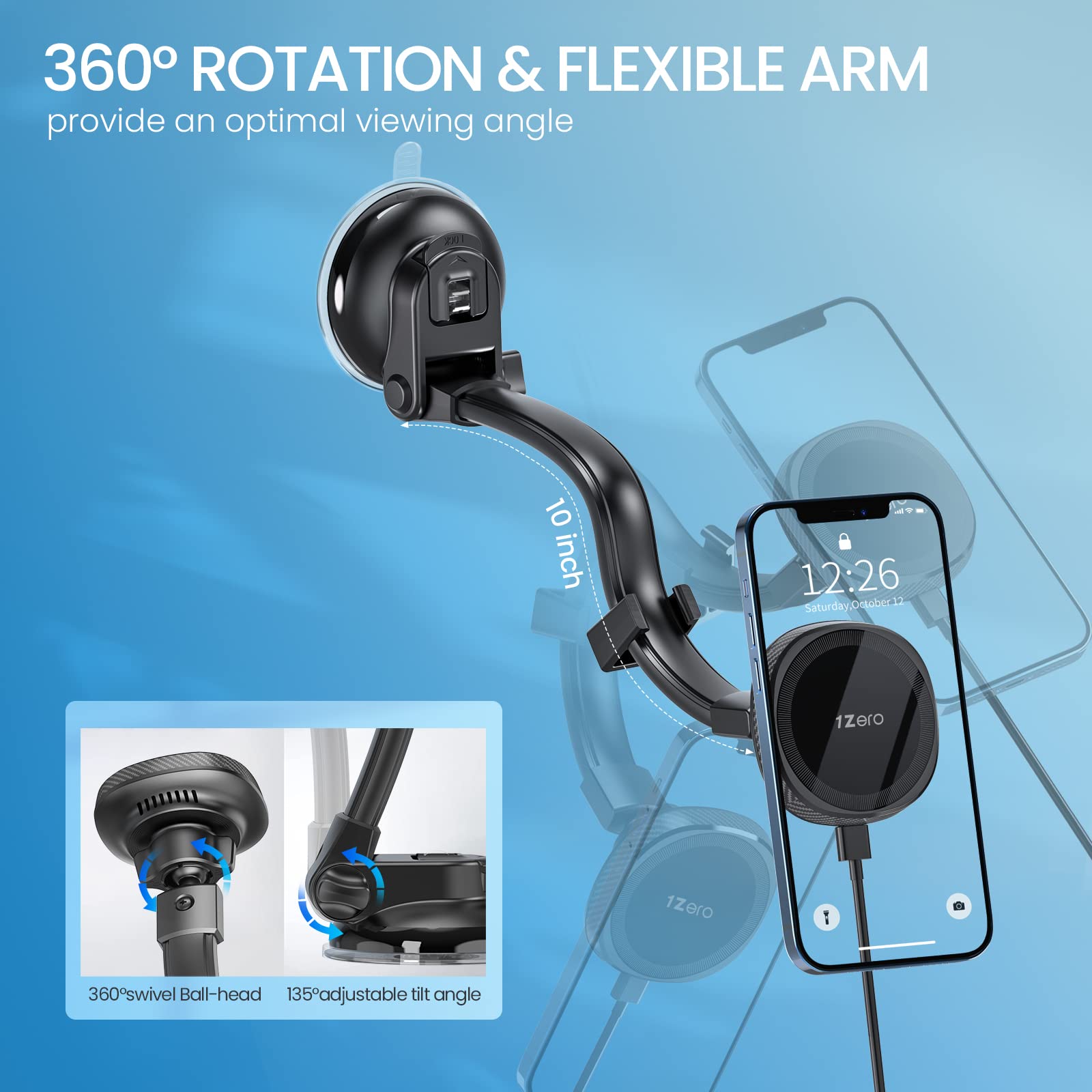 1Zero Magnetic Car Mount Phone Holder