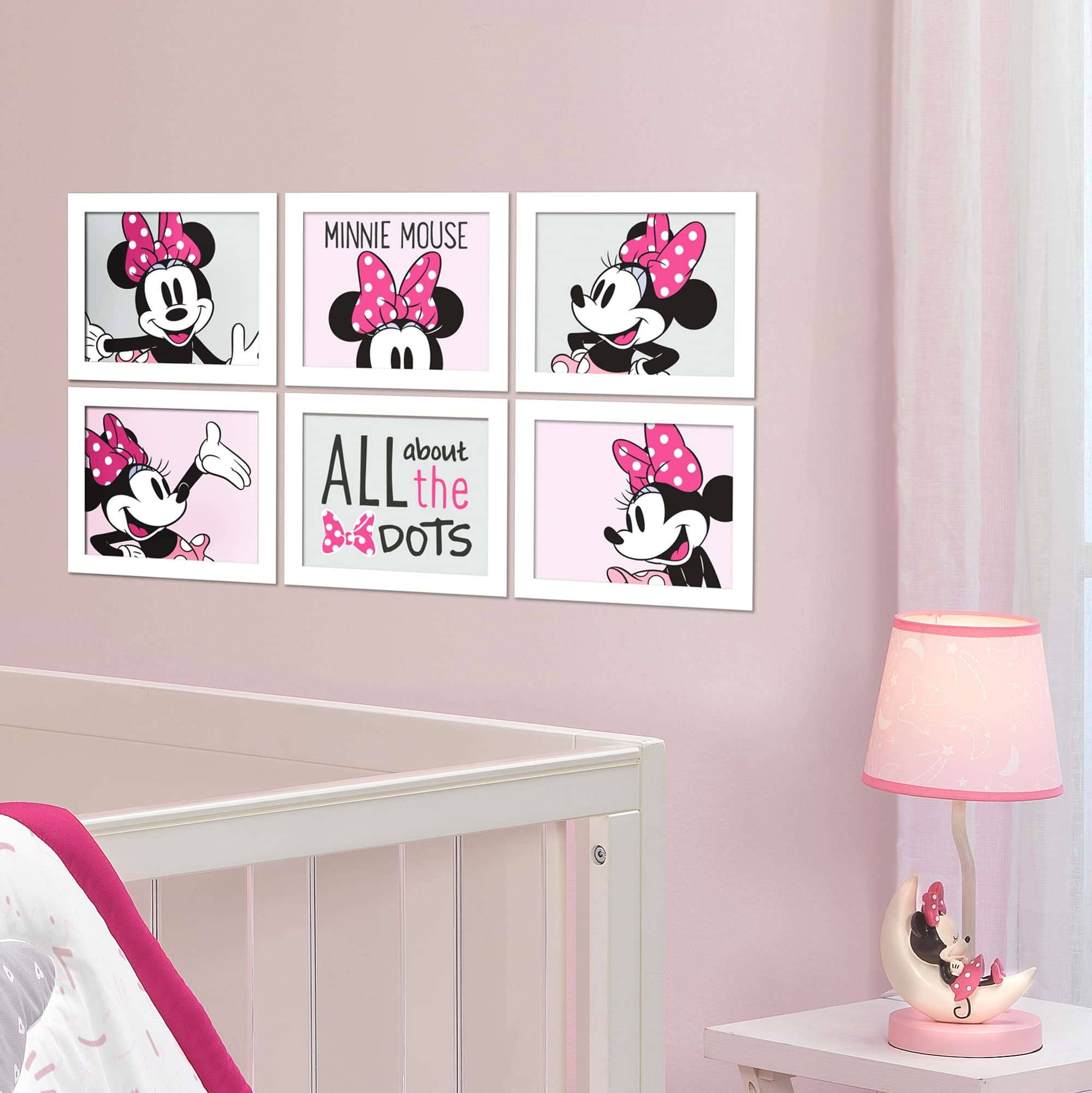 Lambs & Ivy Disney Baby Minnie Mouse Unframed Nursery/Child Wall Art