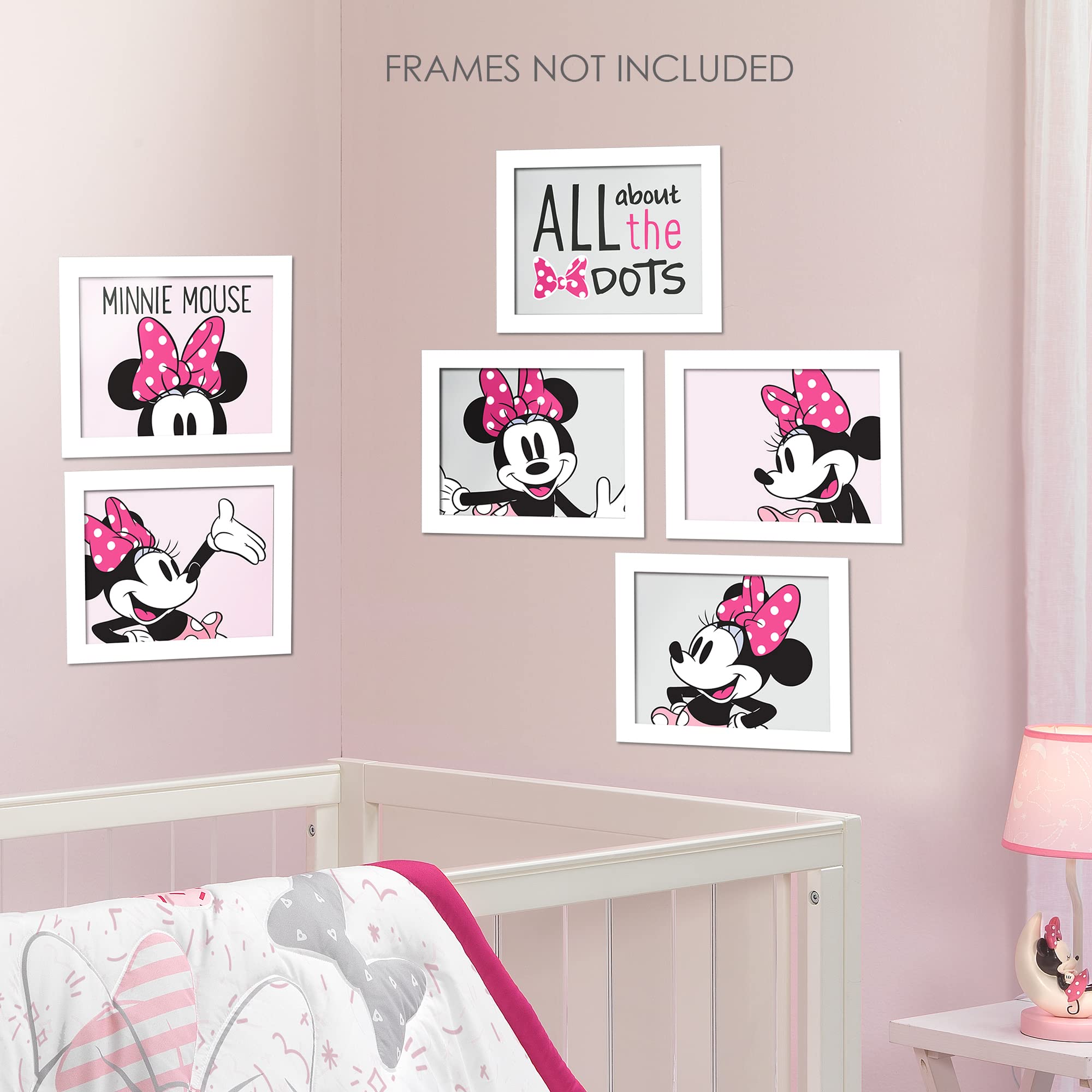 Lambs & Ivy Disney Baby Minnie Mouse Unframed Nursery/Child Wall Art