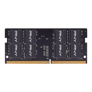 pny performance 8gb ddr4 dram 3200mhz (pc4-25600) cl22 (compatible with 2933mhz, 2666mhz, 2400mhz or 2133mhz) 1.2v notebook/laptop (sodimm) computer memory kit – mn8gsd43200-tb