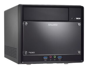 shuttle xpc cube sh510r4 mini barebone pc intel h510 supports 125w 11th/10th gen rocket lake/comet lake cpu no ram no hdd/ssd no cpu no os 300w80 plus bronze flex psu,black