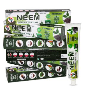 organic neem complete oral care-fluoride free- 5 in 1 toothpaste