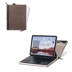 twelve south bookbook vol 2 cover for 11-inch ipad pro, ipad m1 and keyboard cases | hardback leather cover for ipad pro and keyboard cases