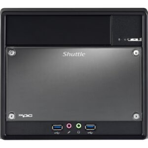 Shuttle XPC Cube SH510R4 Mini Barebone PC Intel H510 Supports 125W 11th/10th Gen Rocket Lake/Comet Lake CPU No RAM No HDD/SSD No CPU No OS 300W80 Plus Bronze Flex PSU,Black