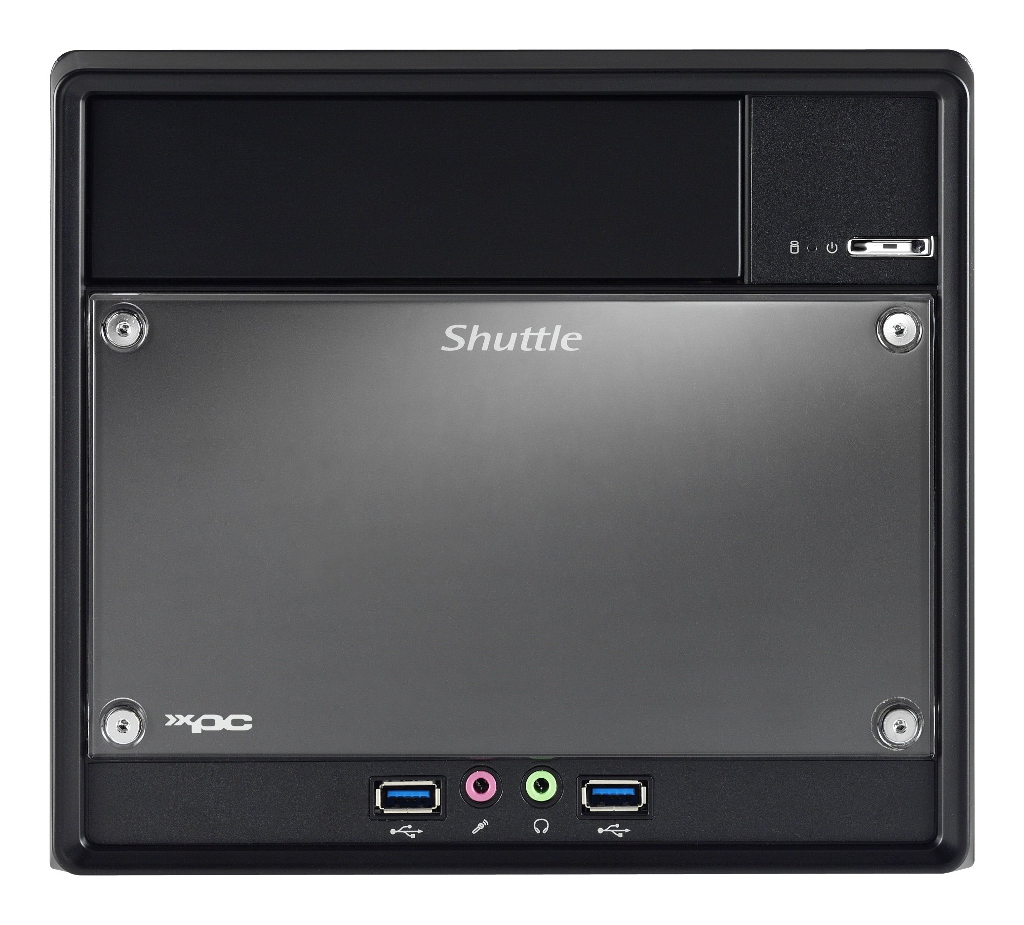 Shuttle XPC Cube SH510R4 Mini Barebone PC Intel H510 Supports 125W 11th/10th Gen Rocket Lake/Comet Lake CPU No RAM No HDD/SSD No CPU No OS 300W80 Plus Bronze Flex PSU,Black